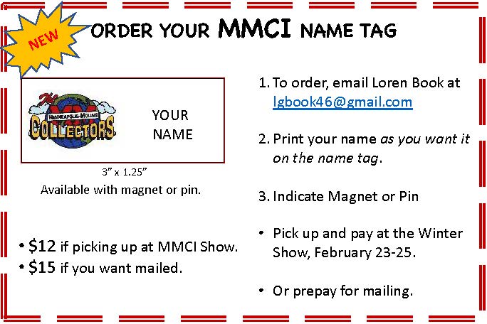 MMCI Name Tags | MinneapolisMolineCollectors.org